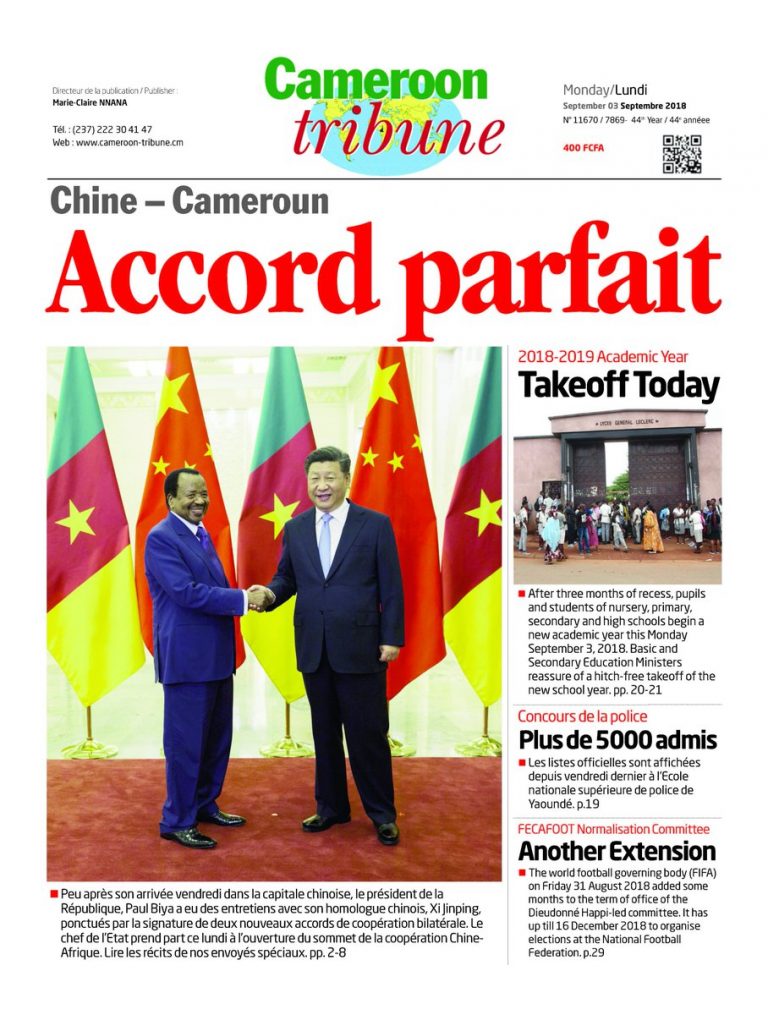 Cameroon tribune - Médias Du Cameroun